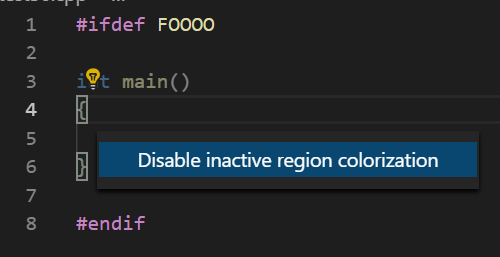 A file that starts with undefined macro will influence the whole code window display · Issue ...