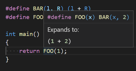 Implement recursive macro expansion (for clang/gcc and cl with /Zc:preprocessor) · Issue #3579 ...