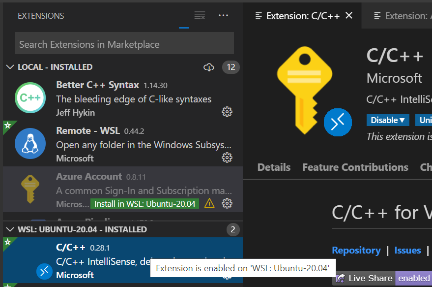 Extension icons don't render in the remote WSL instance with VS Code ...