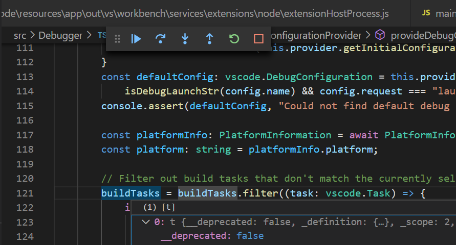 Debugger hover tooltip moves away from the mouse and disappears after expanding a tree item ...