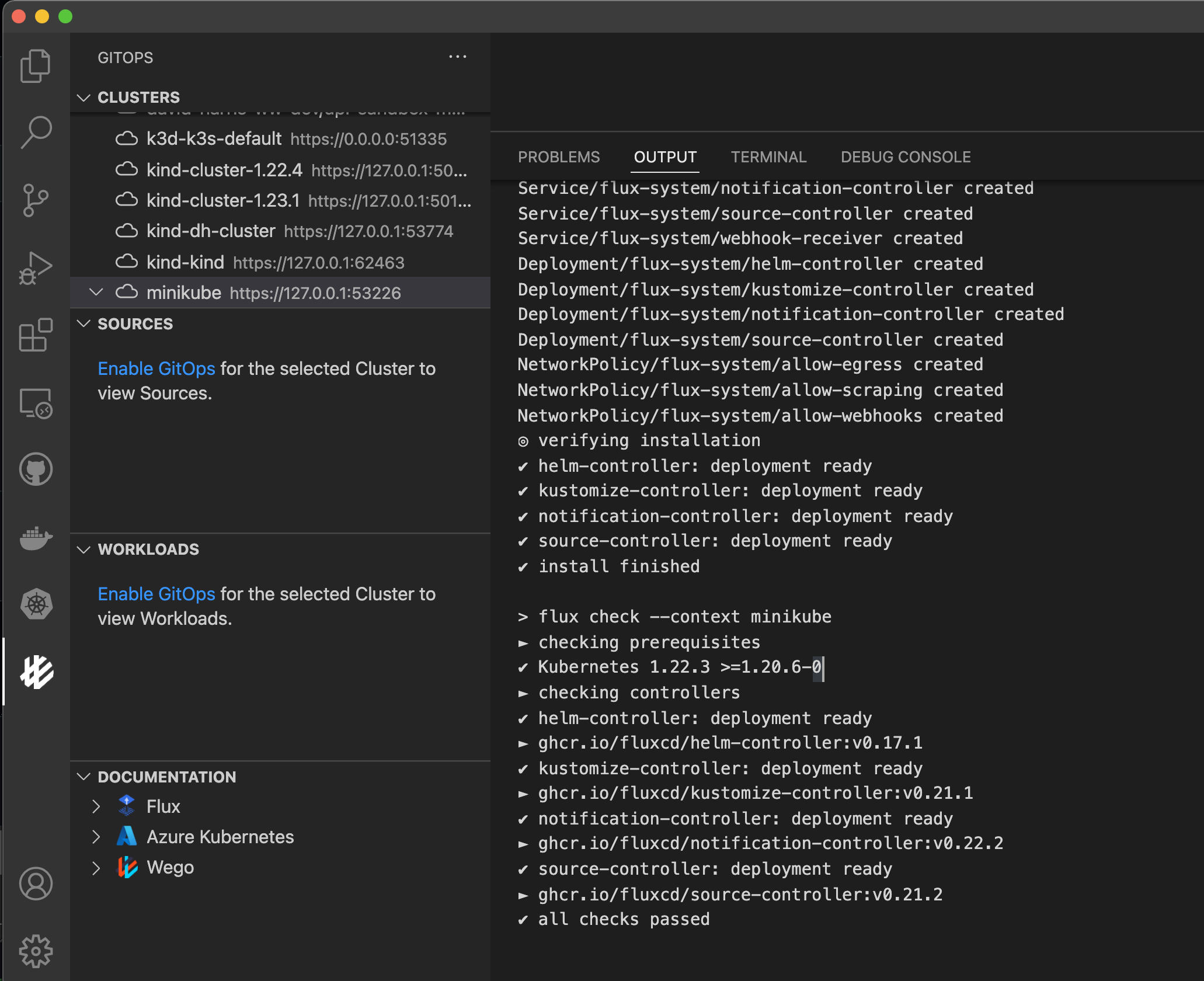 Fails To Recognise Flux Is Installed Following Enable Gitops · Issue 219 · Weaveworks Vscode