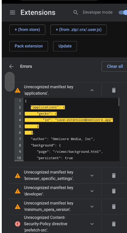 Chrome extension doesn't work in the Android Kiwi browser · Issue #2402 ...