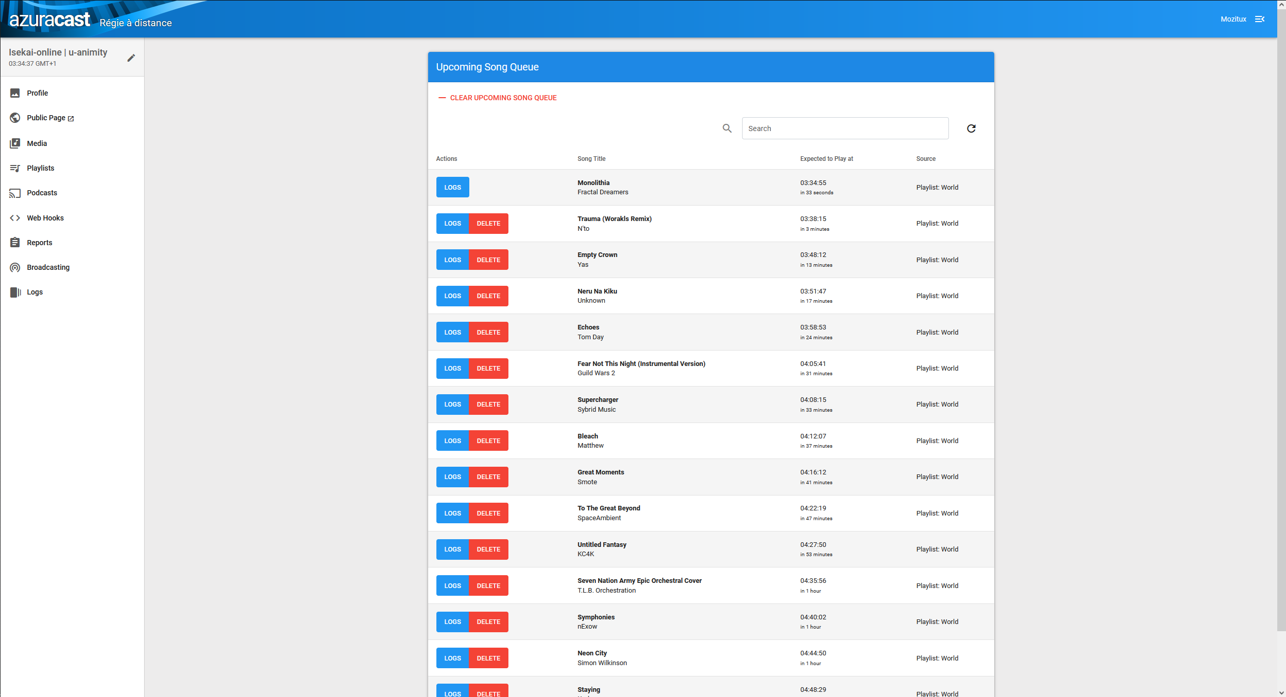 Jingles playlists and hourly tops does not work · AzuraCast AzuraCast · Discussion #6004 · GitHub