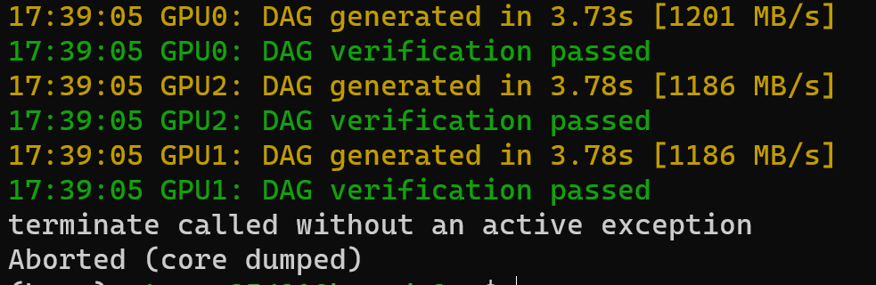 terminate called without an active exception · Issue #331 · develsoftware/GMinerRelease · GitHub