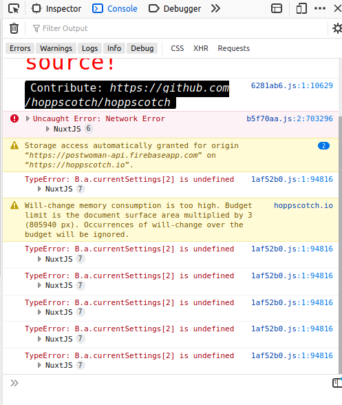Error when requesting a get request to my Strapi API · Issue #1193 · hoppscotch/hoppscotch · GitHub