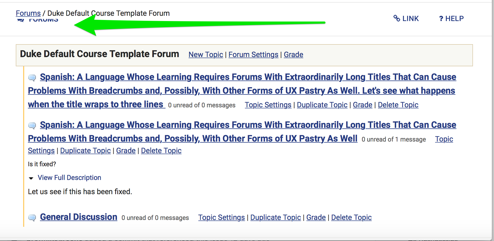 Forum title / breadcrumbs appear above /below header buttons · Issue ...