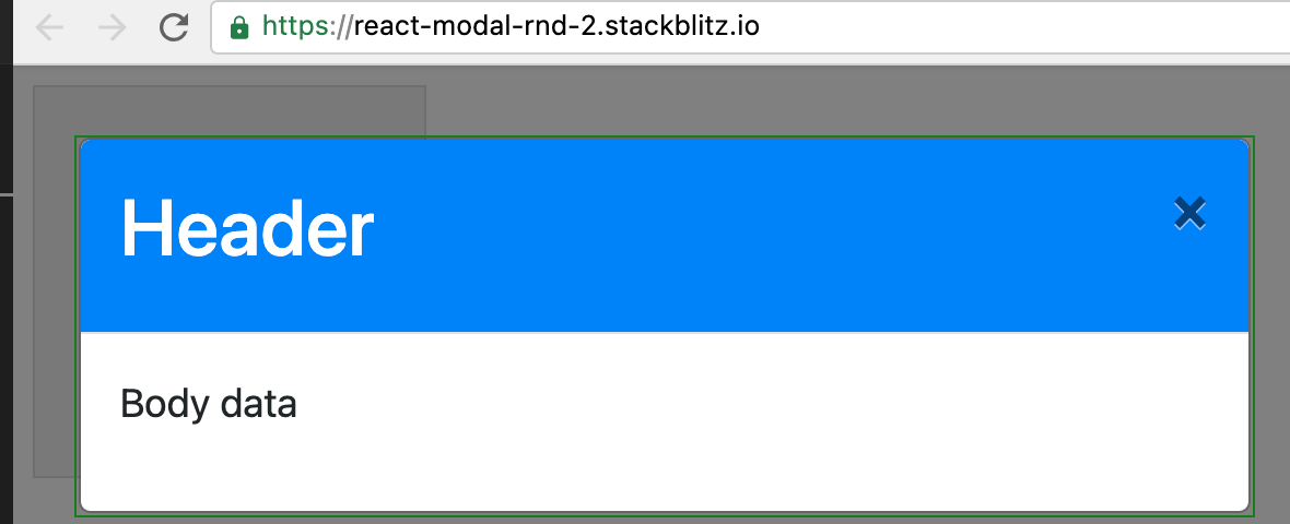 How to use react-rnd with bootstrap modal? · Issue #779 · bokuweb/react-rnd · GitHub