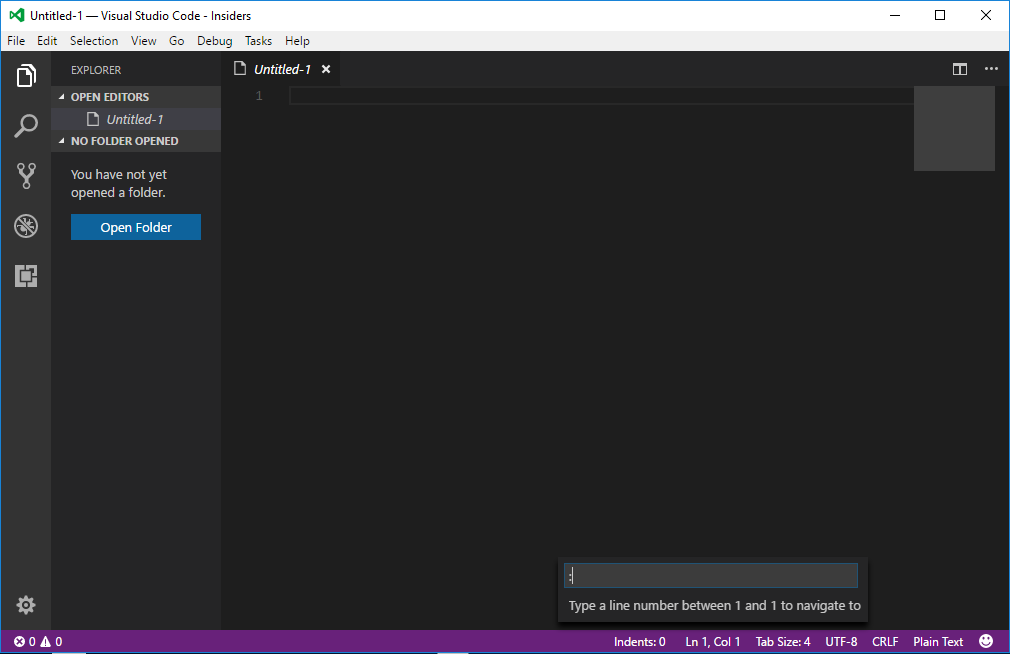 Change position to select when we click on the status bar options ...