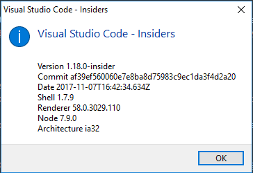 Insiders build not updating on Windows · Issue #37773 · microsoft/vscode · GitHub