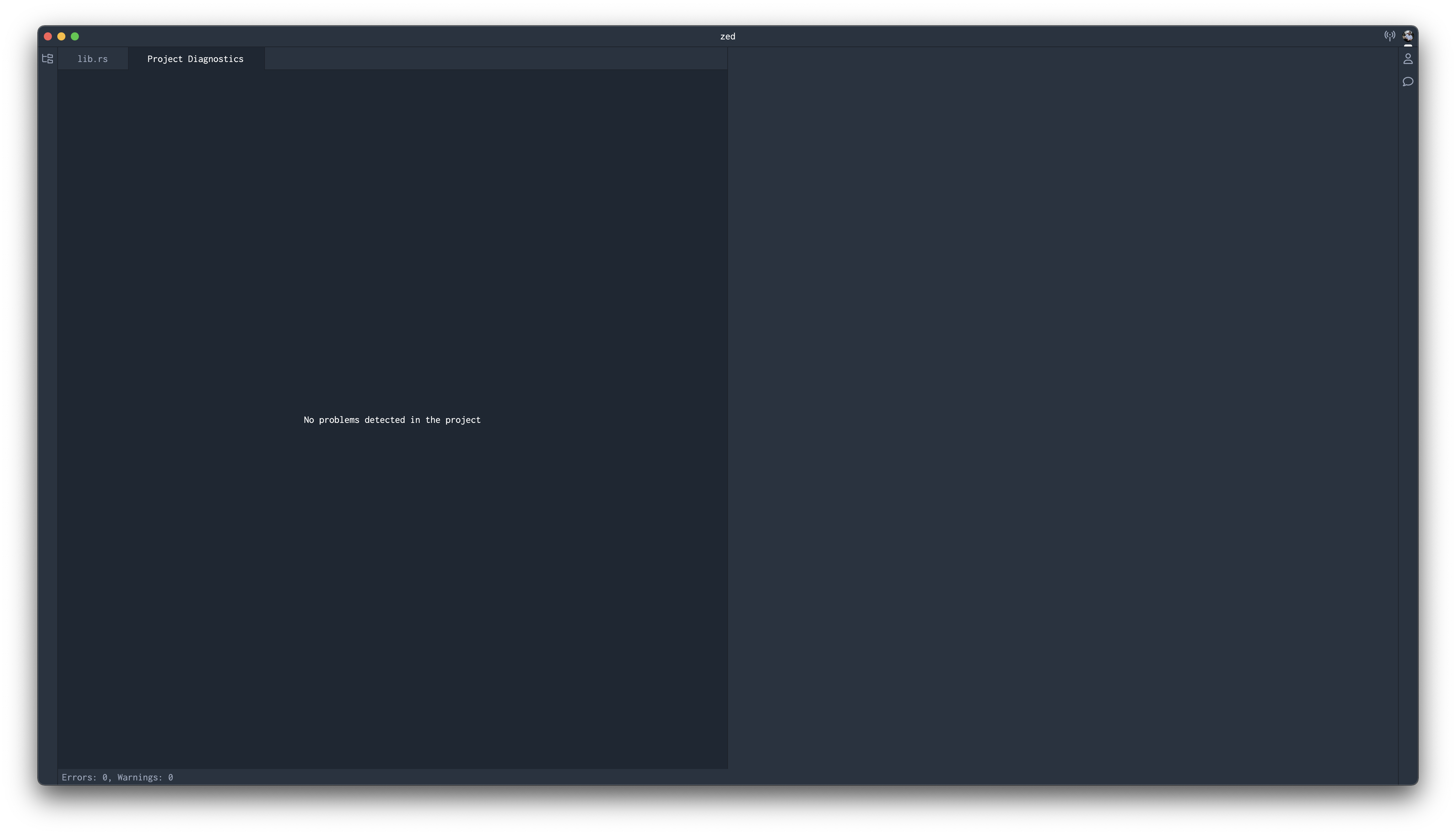 Splitting tab on project diagnostics produces blank pane · Issue #333 · zed-industries/zed · GitHub