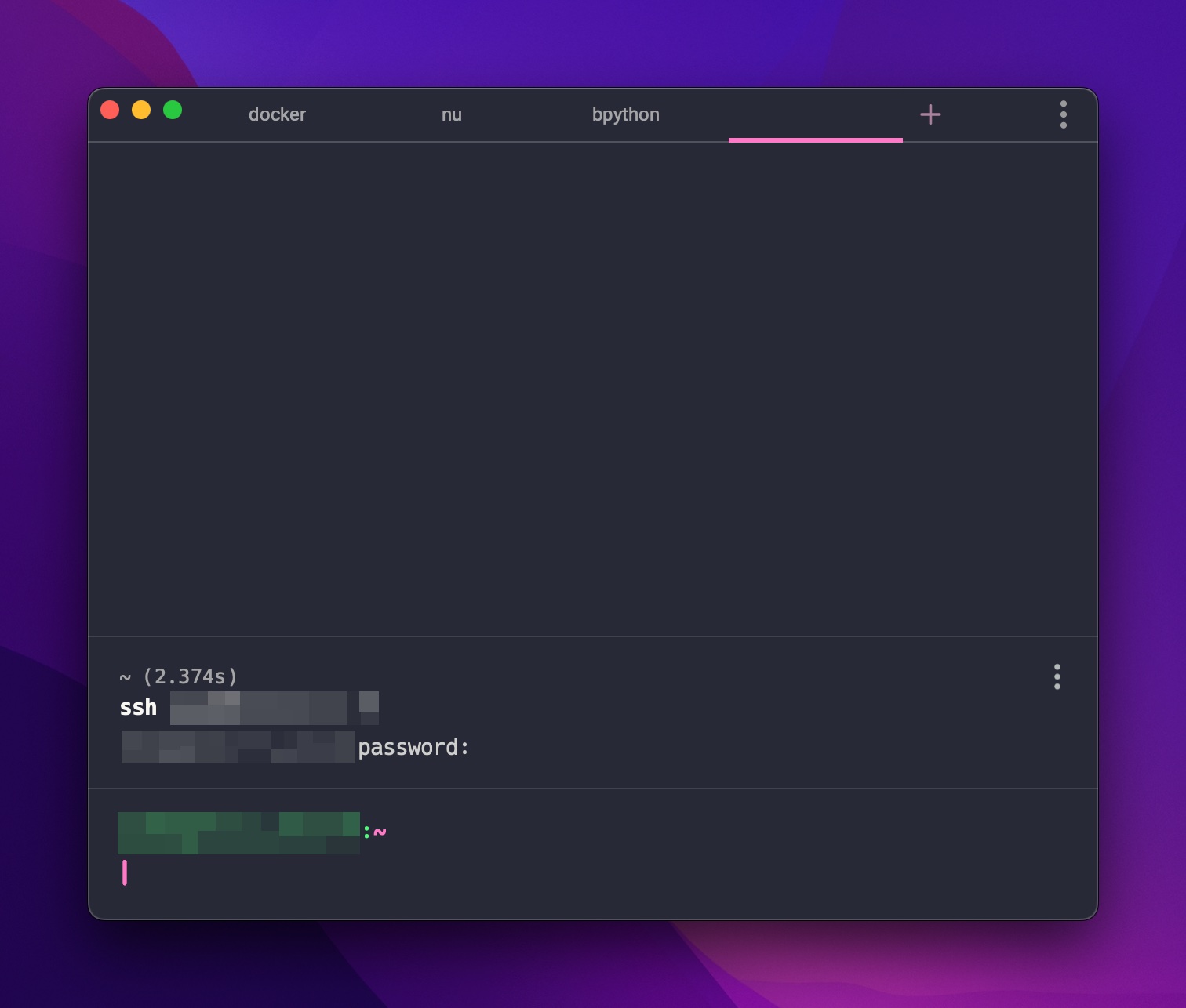 Tab name disappears when SSH-ing into server · Issue #1289 · warpdotdev/Warp · GitHub