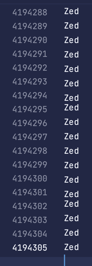 Inconsistent line spacing on large files · Issue #1016 · zed-industries/zed · GitHub
