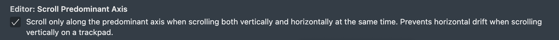 A setting to prevent horizontal scrolling when scrolling vertically · Issue #1031 · zed ...
