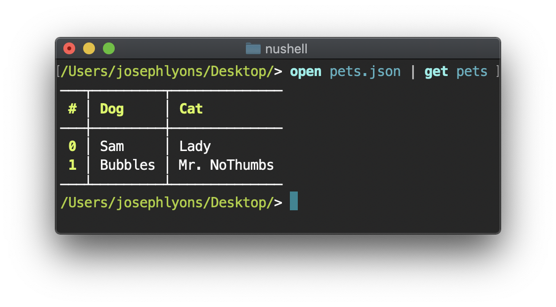 A Way to Bring Out Nested Tables Into Main Tables · Issue #1800 · nushell/nushell · GitHub
