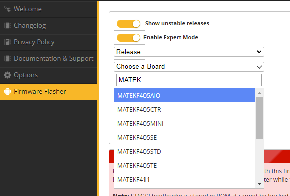 Matek F405 · Issue 11837 · Betaflight Betaflight · Github
