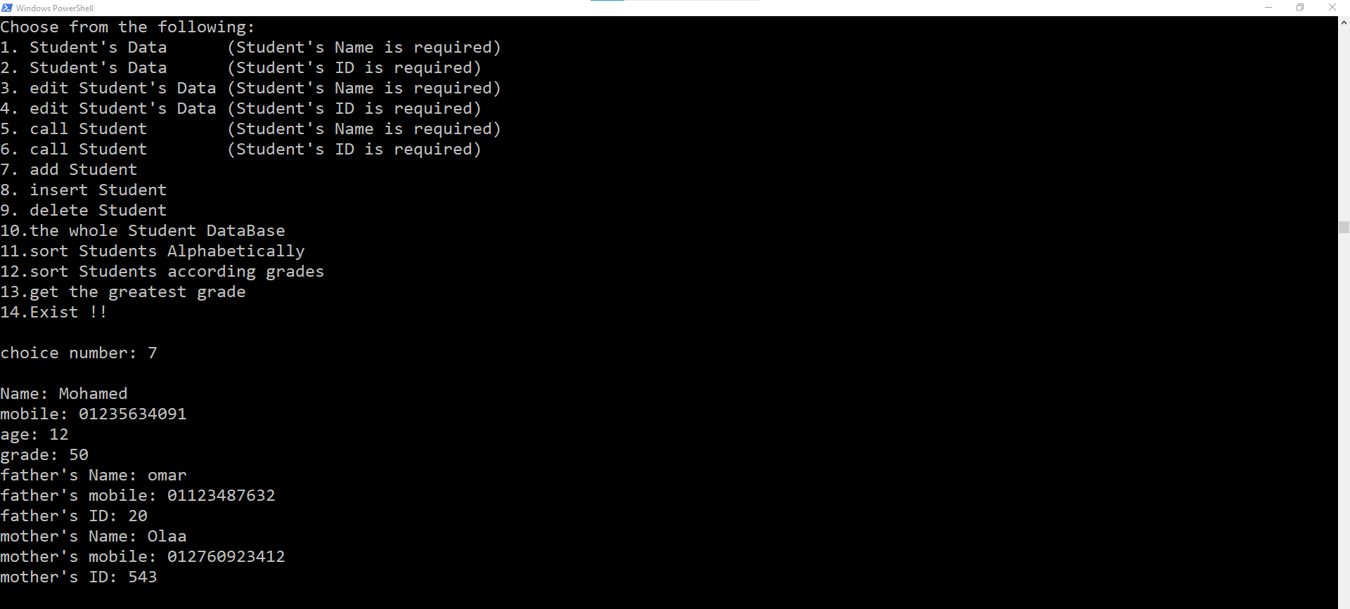 GitHub - gihadmecha/Student-Database-Management-System: A user-friendly ...