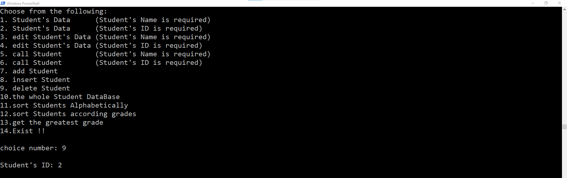 GitHub - gihadmecha/Student-Database-Management-System: A user-friendly ...