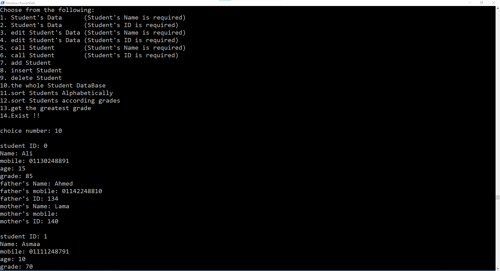 GitHub - gihadmecha/Student-Database-Management-System: A user-friendly ...