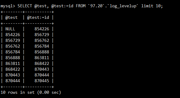 variable in sql doesn't work in phpmyadmin · Issue #13911 · phpmyadmin/phpmyadmin · GitHub