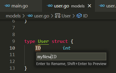 Enhancement: Allow F2 to rename symbols in files like the C# Visual ...