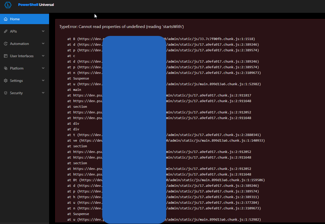 Session Timeout login results in error · Issue #1751 · ironmansoftware/powershell-universal · GitHub