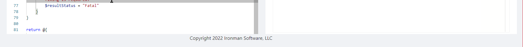 Unable to see the bottom of my code · Issue #1829 · ironmansoftware/powershell-universal · GitHub