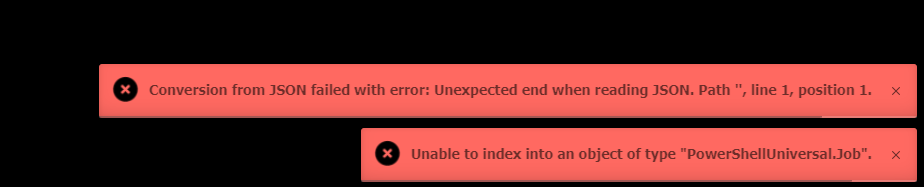 Template: Pester is dashboard has a bug · Issue #1980 · ironmansoftware/powershell-universal ...