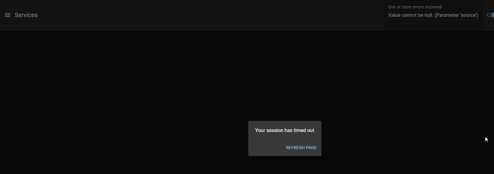 Dashboard Auto Reload causes blank page and error · Issue #2270 · ironmansoftware/powershell ...