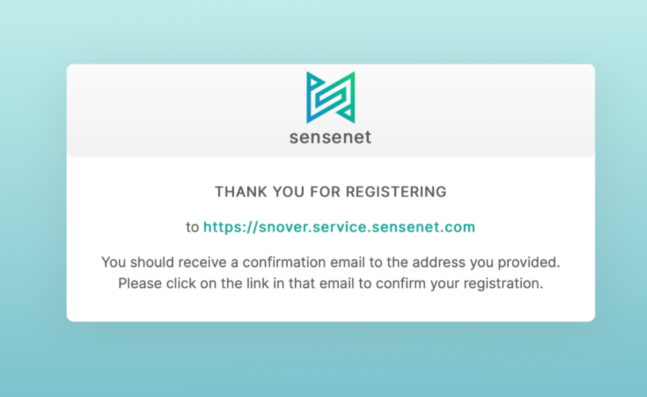 [FEATURE] modify registration confirm screen · Issue #1336 · SenseNet/sn-client · GitHub