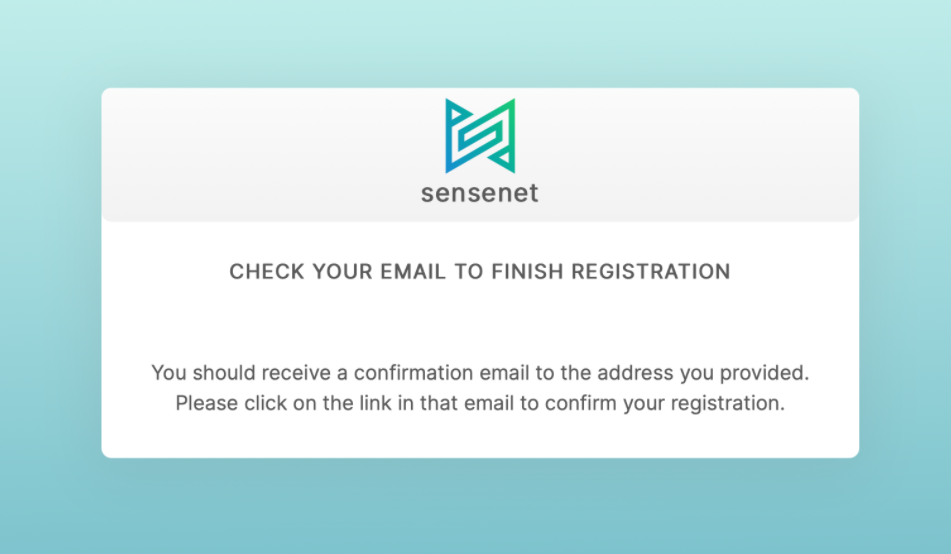 [FEATURE] modify registration confirm screen · Issue #1336 · SenseNet/sn-client · GitHub
