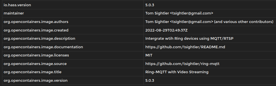 Checking Version · tsightler ring-mqtt · Discussion #484 · GitHub