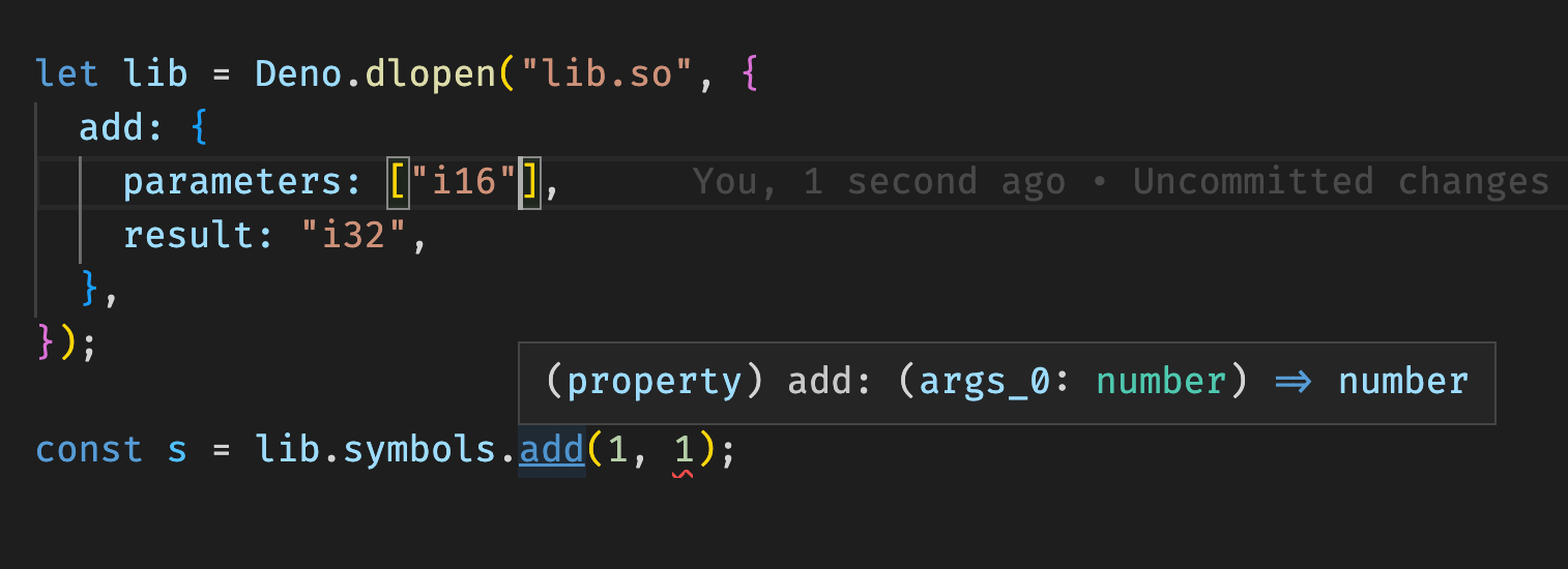 [types/unstable] Deno.dlopen's type need to be more accurate · Issue #16873 · denoland/deno · GitHub