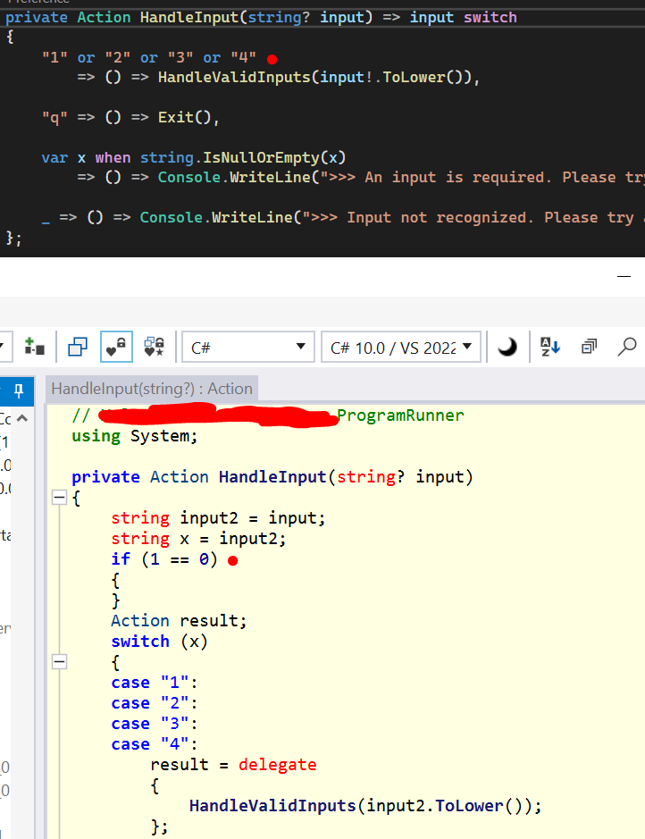 .NET 6: Switch Expression Produces Redundant Code in IL · Issue #70889 ...
