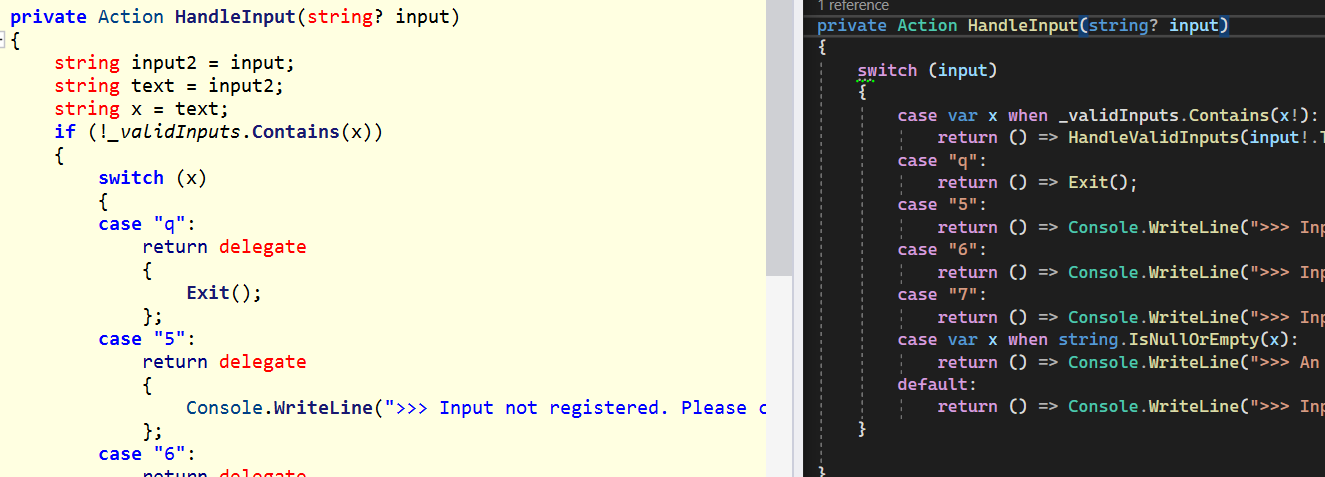 .NET 6: Switch Expression Produces Redundant Code in IL · Issue #70889 · dotnet/roslyn · GitHub