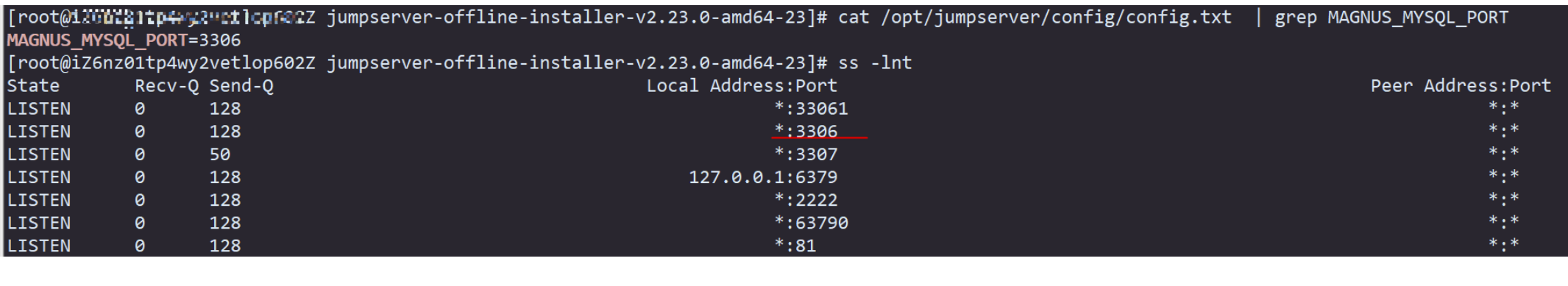 [Bug] MySQL 更改端口 · Issue #8450 · jumpserver/jumpserver · GitHub
