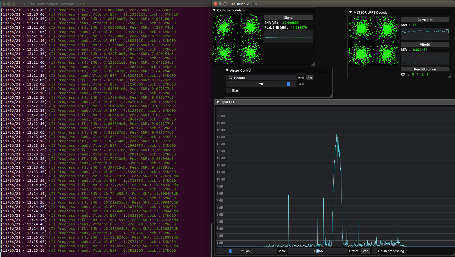 LRPT Locking issues (RS, Demod?) (M2 LRPT) · Issue #44 · SatDump/SatDump · GitHub