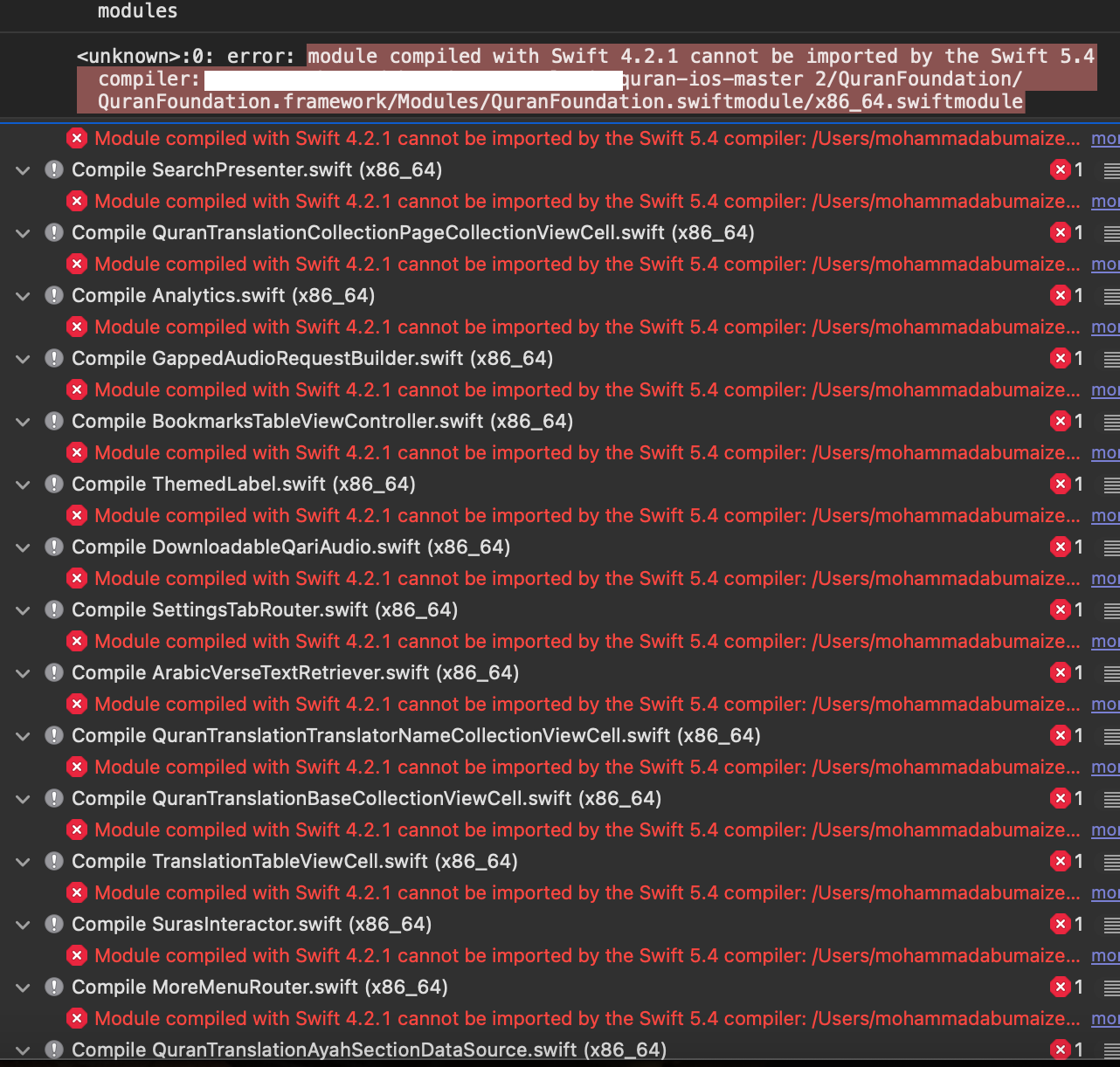 QuranFoundation.framework/Modules/QuranFoundation.swiftmodule/x86_64.swiftmodule · Issue #350 ...