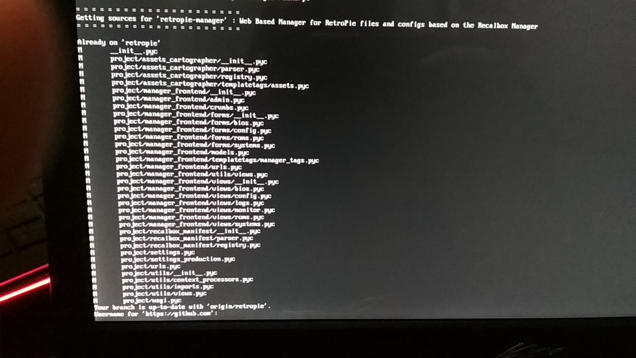 Ask GitHub account after update · Issue #2835 · RetroPie/RetroPie-Setup · GitHub