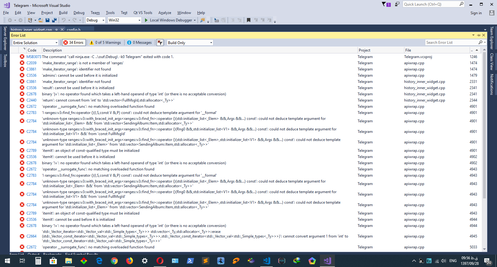 Error in Build · Issue #5494 · telegramdesktop/tdesktop · GitHub