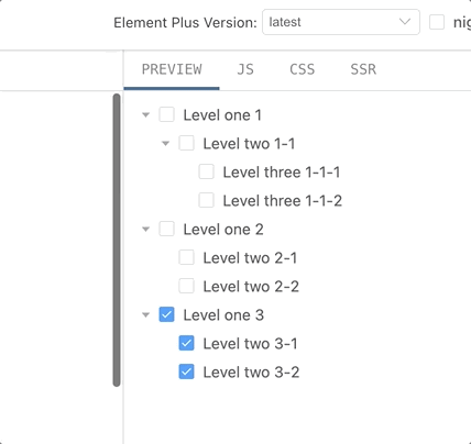 [Bug Report] [Component] [tree] When default-checked-keys is changed, the checked state of the ...