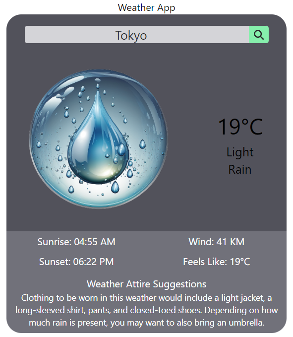 GitHub - DaveMacLellan/weatherAI-app