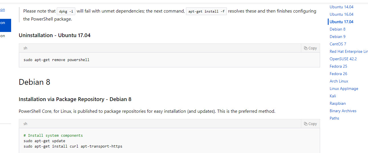 PSCore-Preview.3 - Instructions missing to install PowerShell in Ubuntu 18.04 · Issue #7063 ...