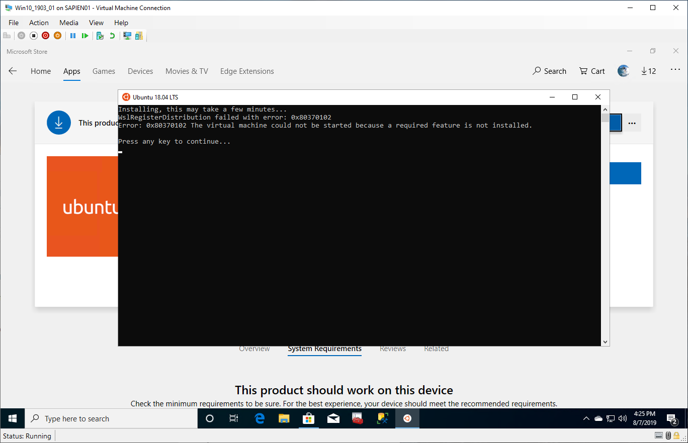 Cannot upgrade to version 2 even when Virtual Machine Platform is enabled · Issue #404 ...