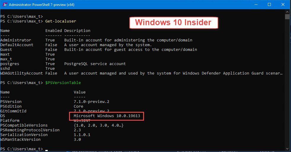 LocalAccounts module not working with PS7 · Issue #12478 · PowerShell/PowerShell · GitHub