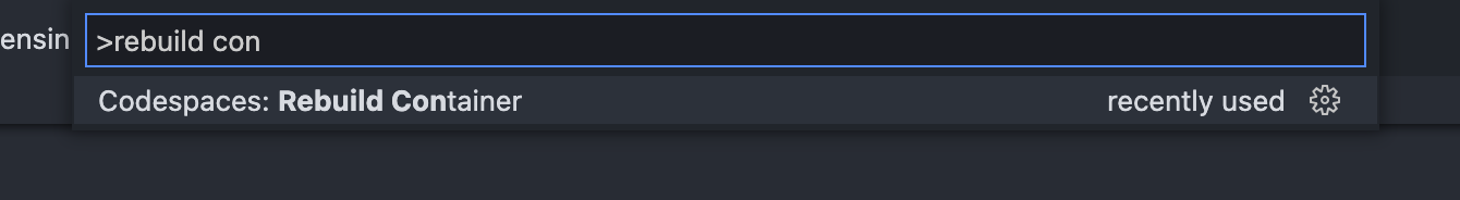 New `cs rebuild` command to rebuild a codespace · Issue #6380 · cli/cli · GitHub