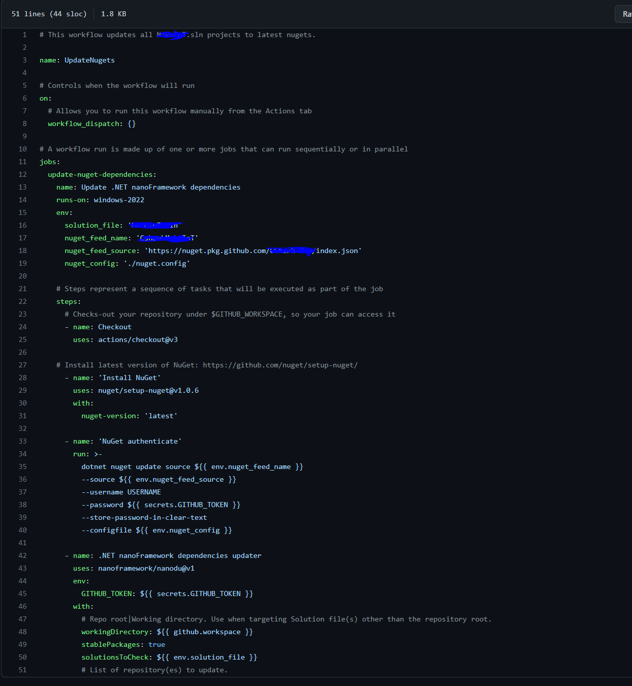 [DependencyUpdater] Problem with custom NuGet repositories · Issue #1098 · nanoframework/Home ...