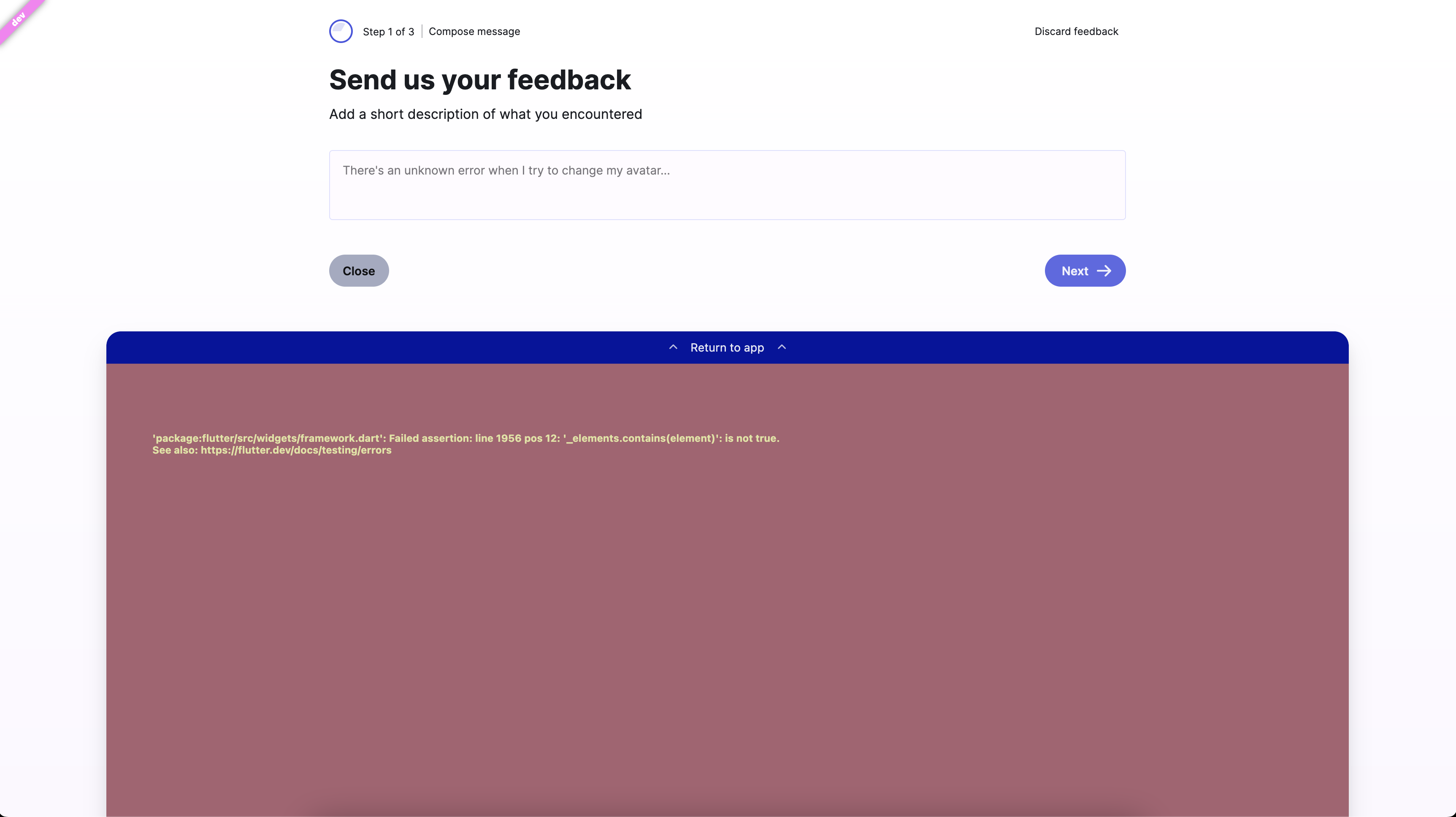 Crash on Web, Backdrop Element Not Found · Issue #257 · wiredashio/wiredash-sdk · GitHub