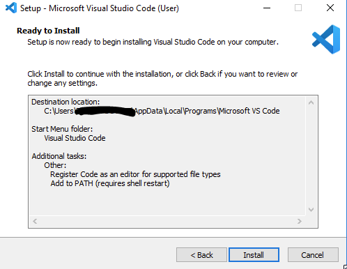 Q: display a summary of what is going to happen before clicking Next to begin install · Issue ...