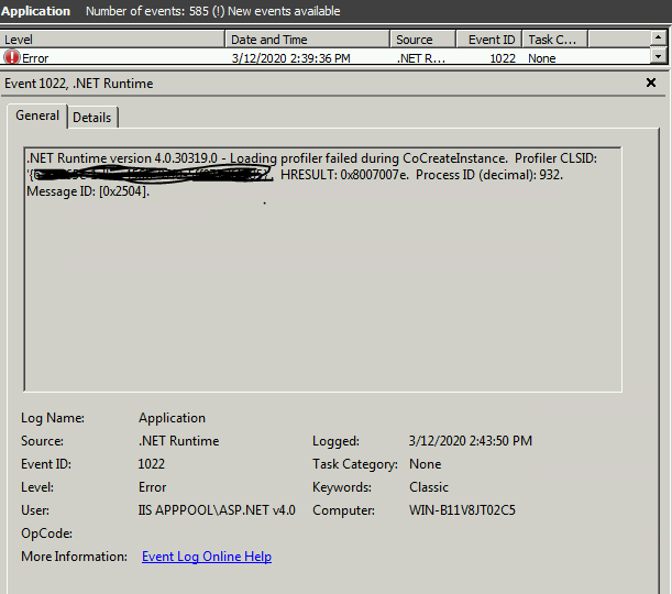CLRIE dlls fail to load on IIS, hosted on windows server 2008R2, 4.0 application pool · Issue ...