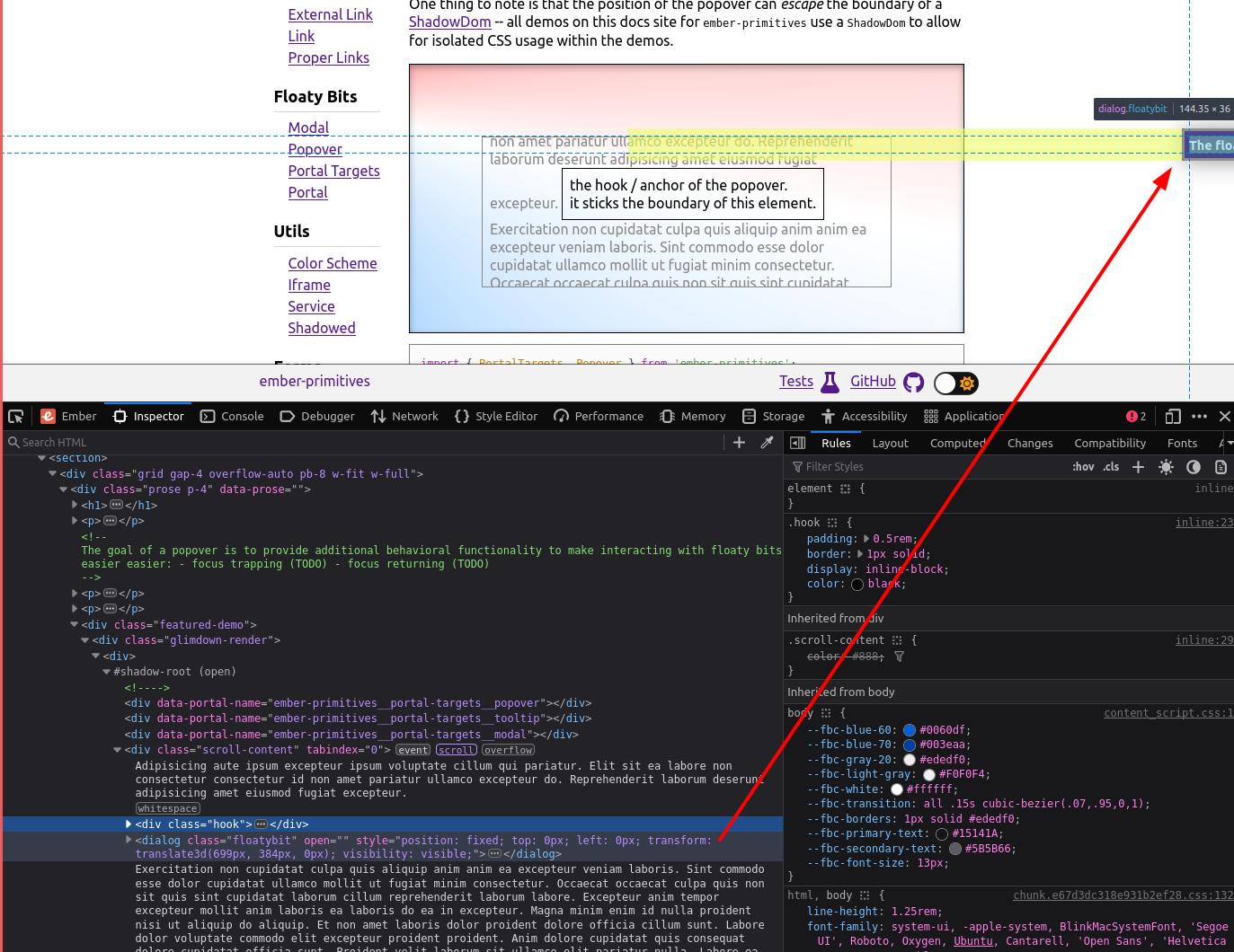 Missing example of how to use native element? · Issue #2496 · floating-ui/floating-ui · GitHub